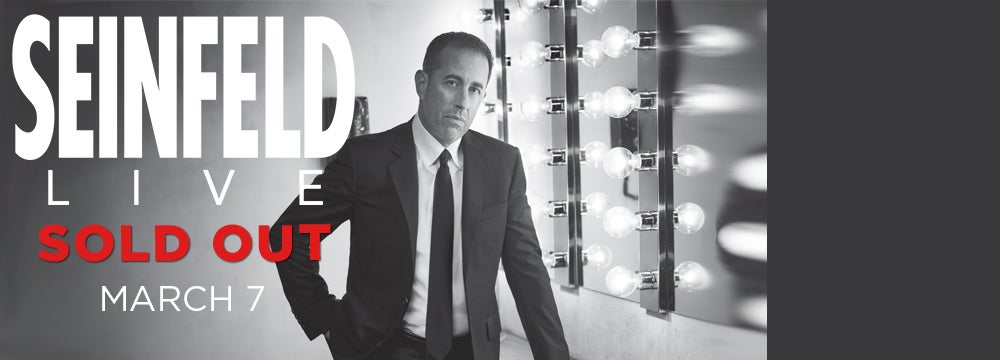 Jerry Seinfeld LIVE (SOLD OUT) | North Charleston Coliseum & Performing ...